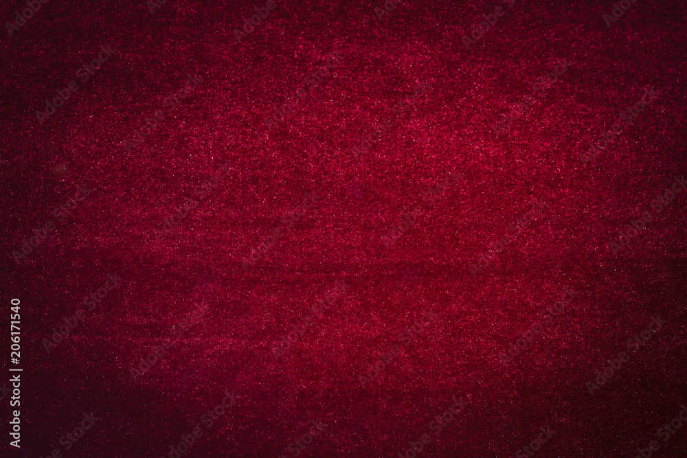 dark red velvet material, vignetting background image with space for ...