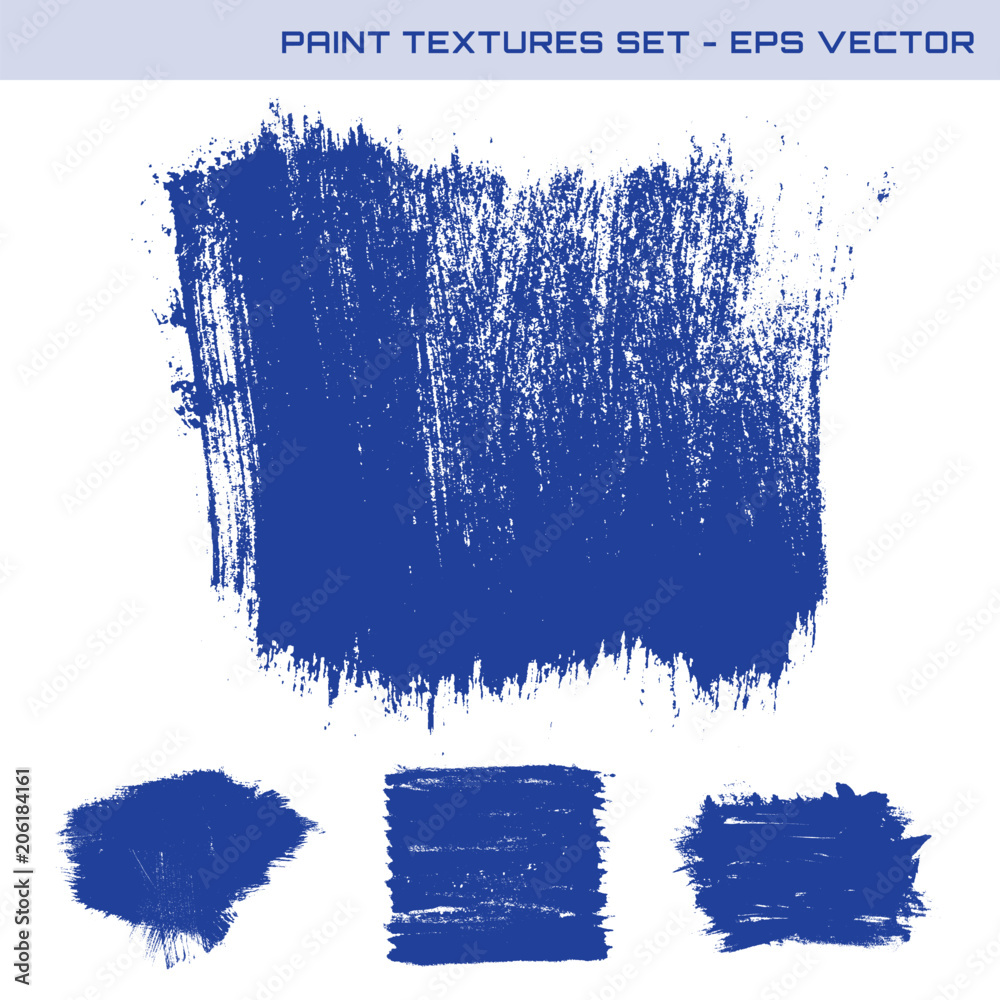 High quality vector paint textures. Ink strokes, blots that can be used ...
