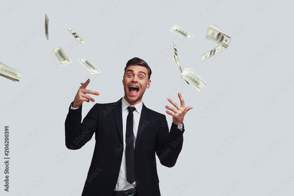 Finally rich. Stock Photo | Adobe Stock