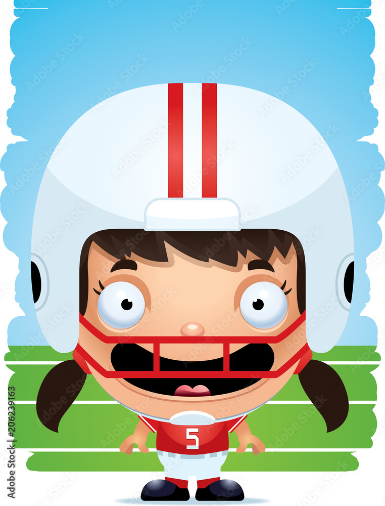 Smiling Football Clipart