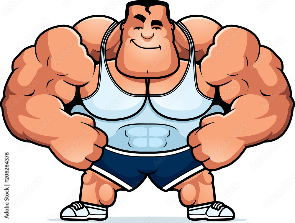 Cartoon Trainer Confident Stock Vector | Adobe Stock