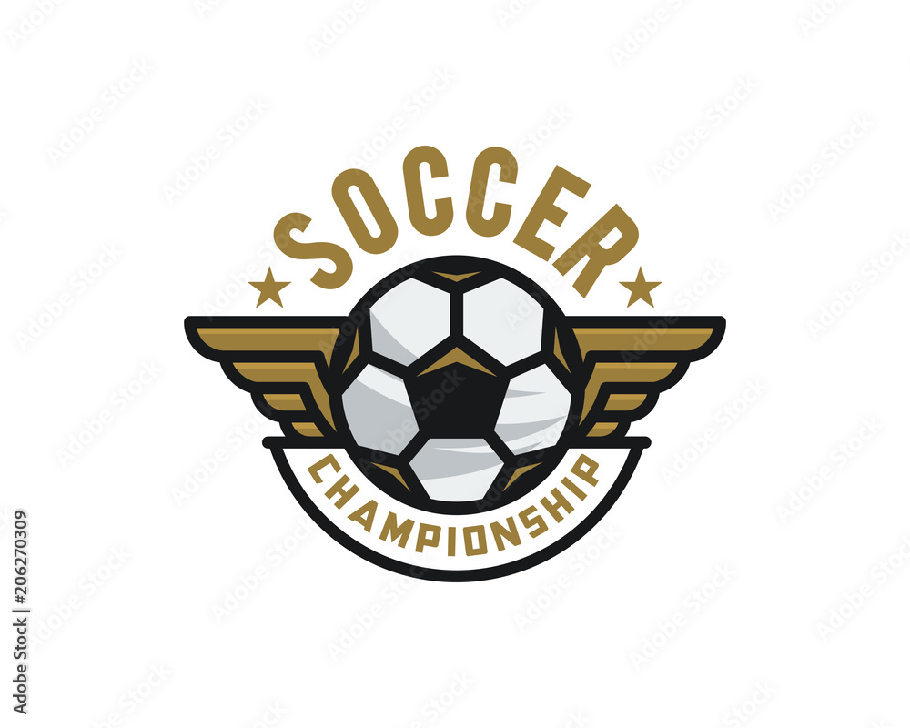 Vetor de Soccer Logo, American Logo Sports vector illustration do Stock ...