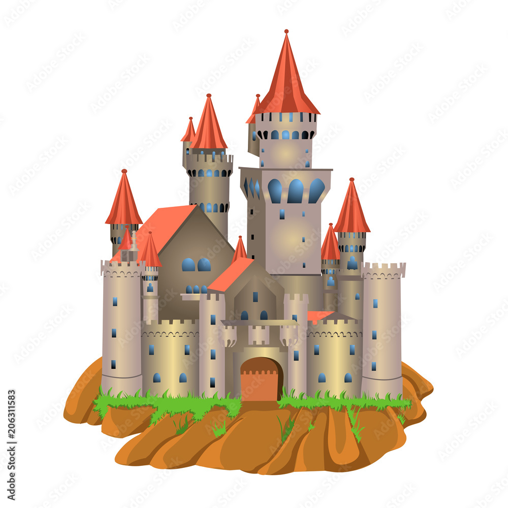 Fairy Tale Castle Clip Art
