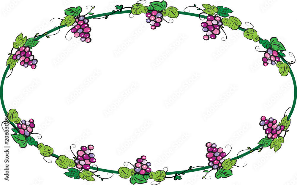 grapes background design Stock Vector | Adobe Stock