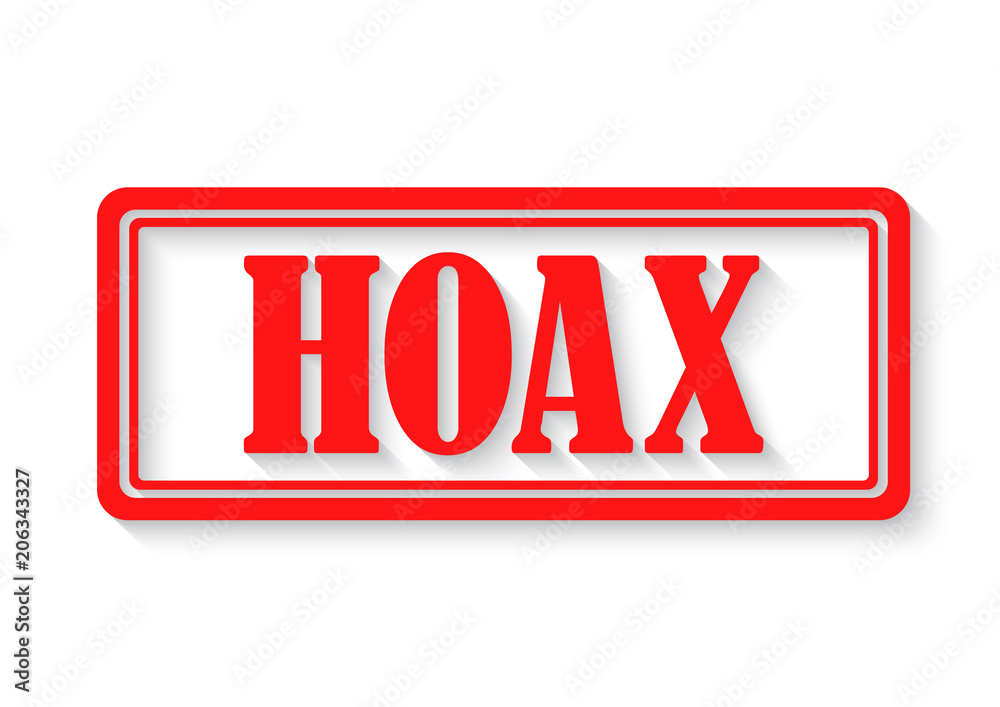 Hoax stamp Stock Vector | Adobe Stock