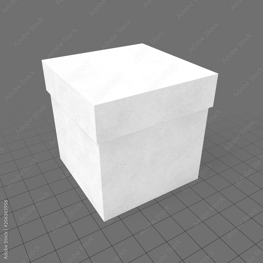 Closed box Stock 3D asset | Adobe Stock
