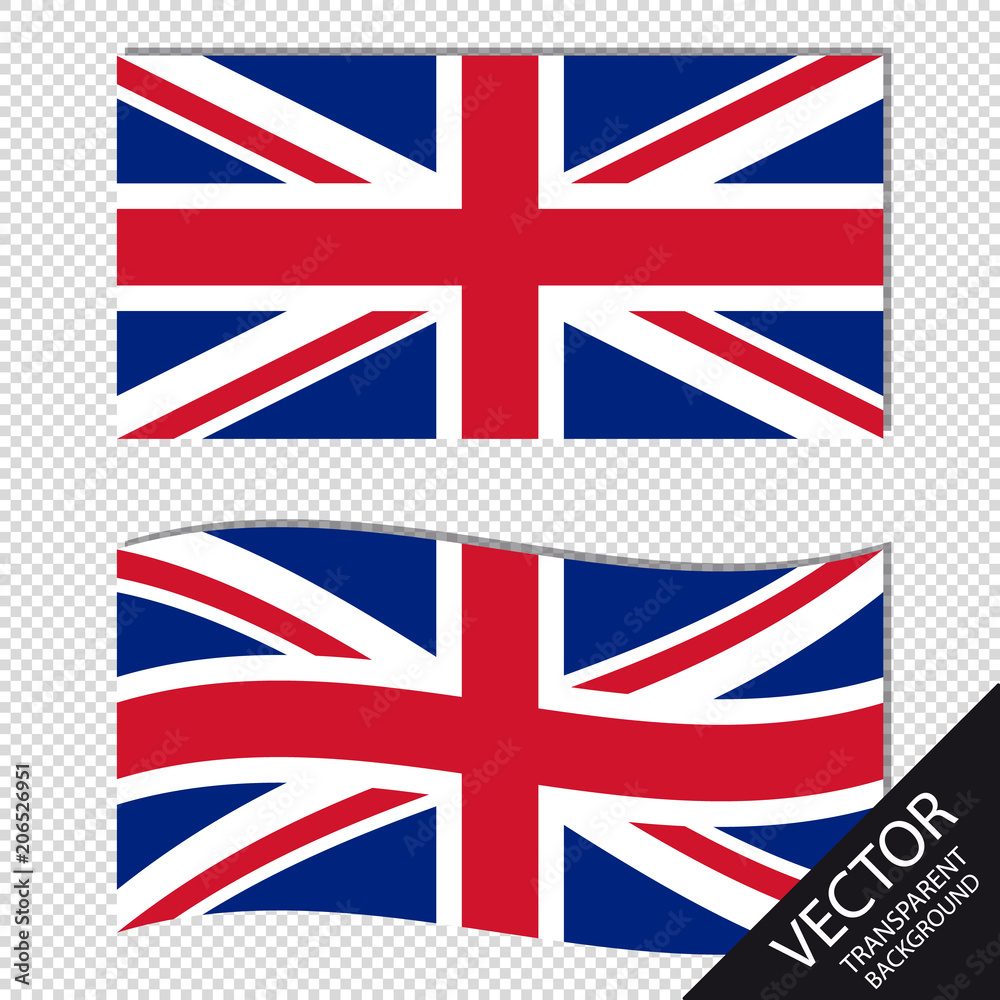 England Flaggen - Vektorgrafiken - Freigestellt auf transparentem ...