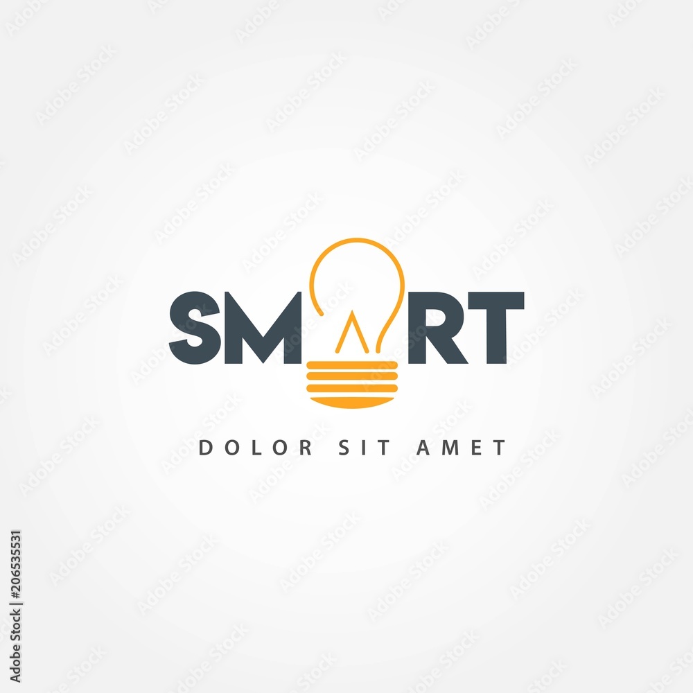 Smart Education Vector Template Design Illustration Stock Vector ...