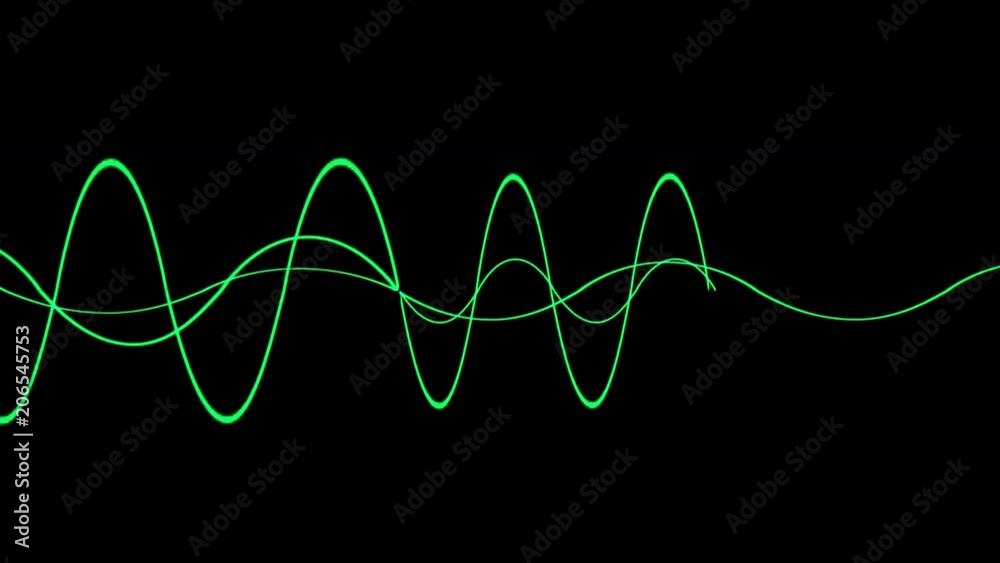 4k Abstract ripple rhythm wave line background,equalizer vibration ...