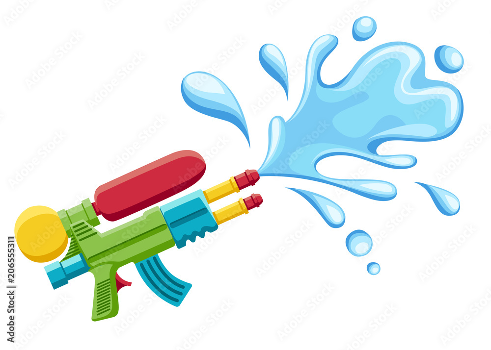 Water Gun Clipart Vector Cartoon Blue Water Gun Illustration Cartoon ... Water Gun Clipart Vector Cartoon Blue Water Gun Illustration Cartoon ...