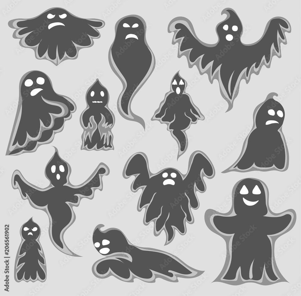 Evil Cartoon Ghosts