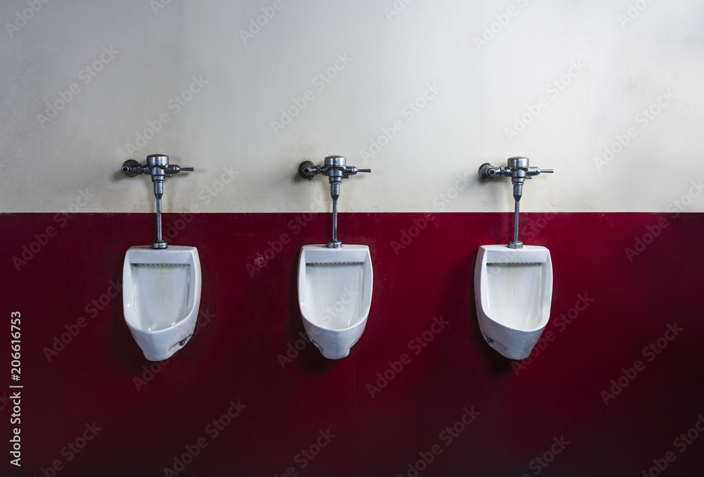 Three Urinals