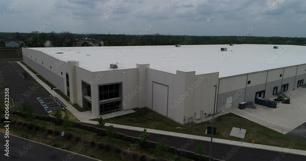 Aerial video warehouse and distribution centers near the Cincinnati ...