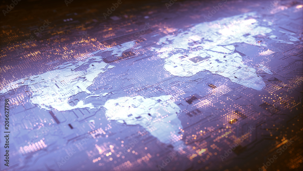3d Map Of The Internet