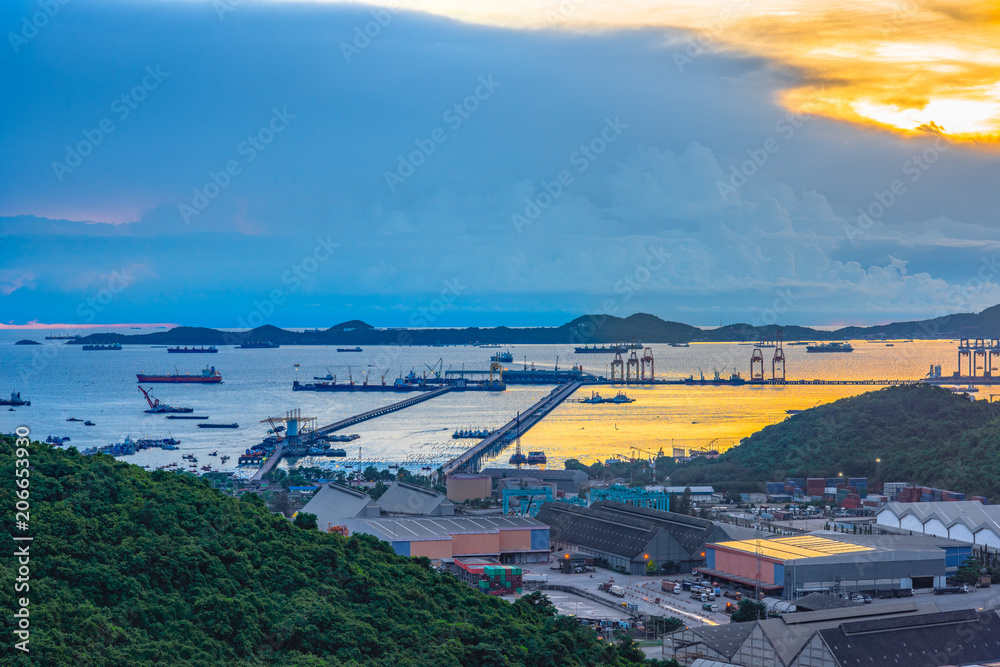 sea port terminal and warehouse services for the commercial vessels ...