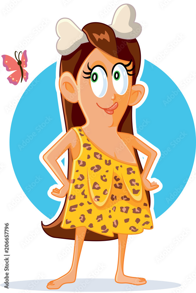 Cave Girl Cartoon