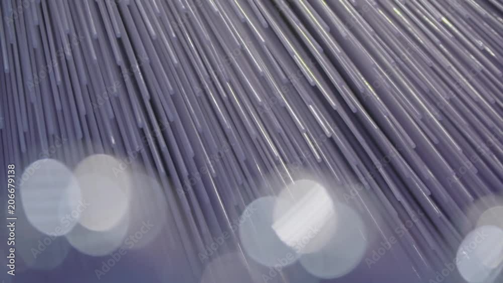 Video Stock Cube box dot particle design slow motion shot.Looping blue ...