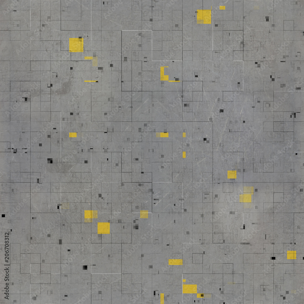 Sci-fi tileable seamless texture computer graphics Stock Illustration ...