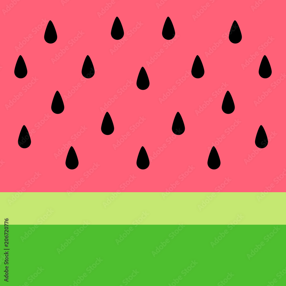 Summer Watermelon Background