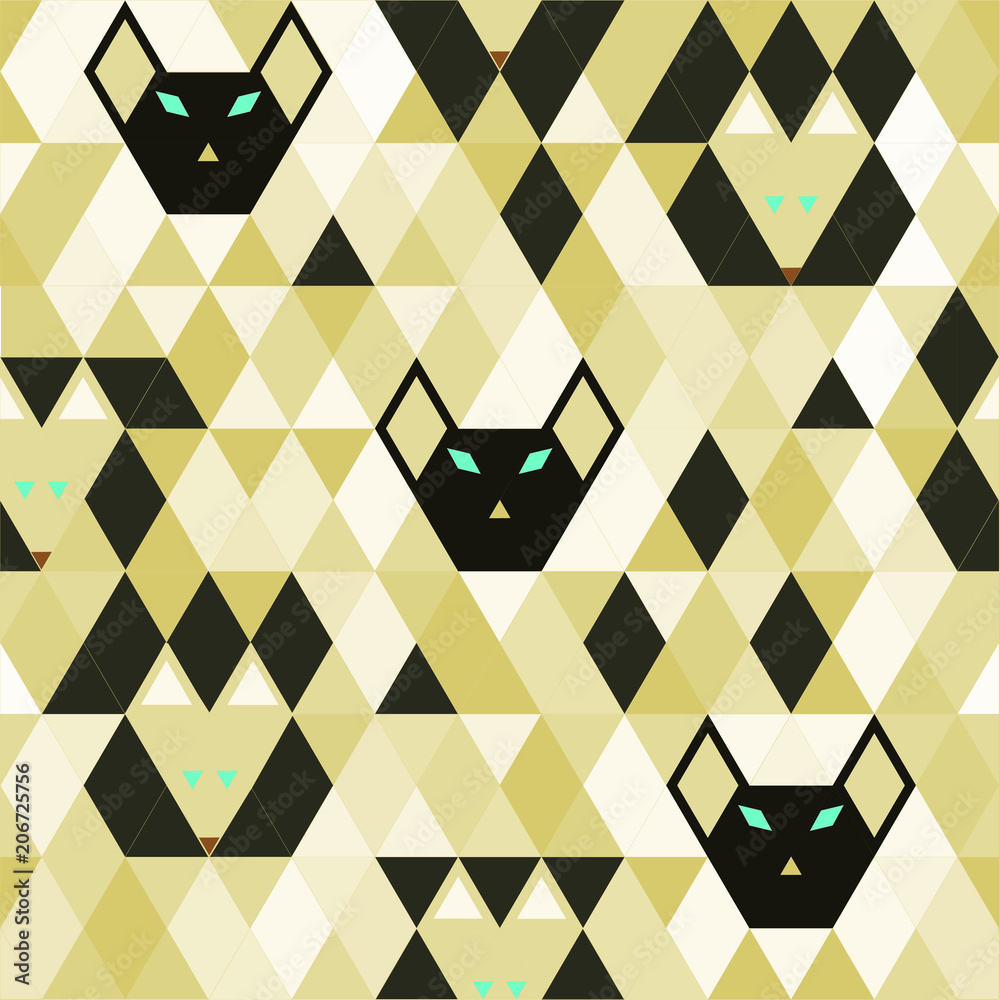 Cat Camouflage Pattern