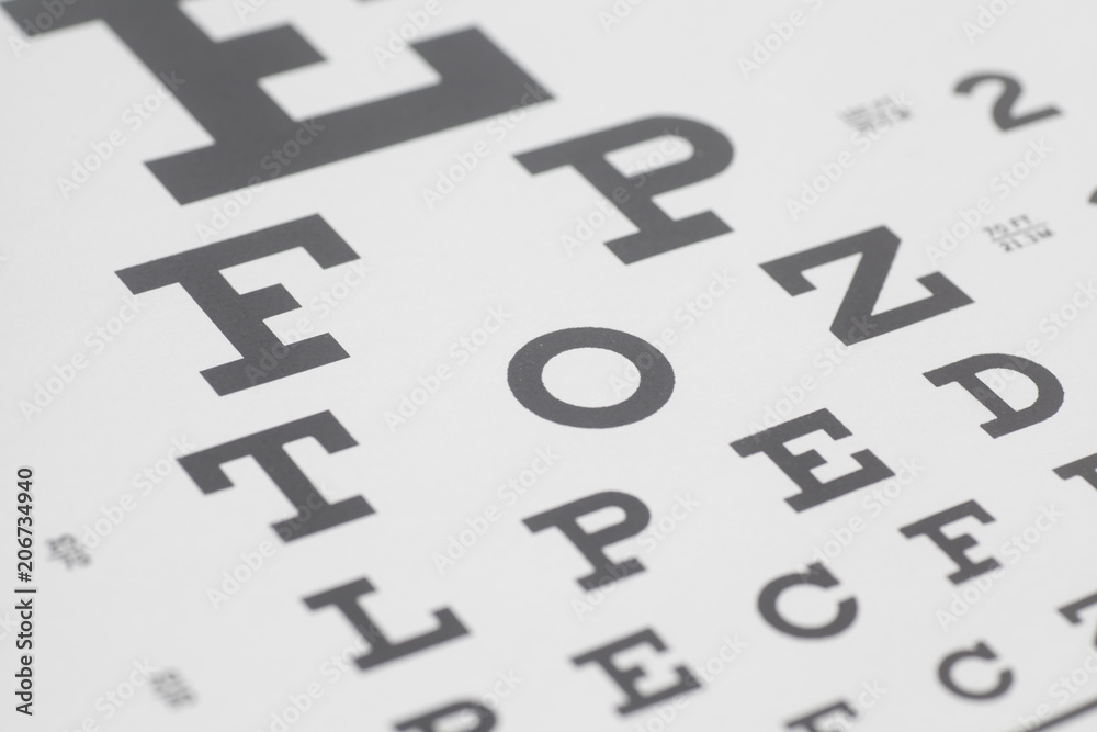 Eyesight Test Chart Foto De Stock Adobe Stock Eyesight Test Chart Foto De Stock Adobe Stock
