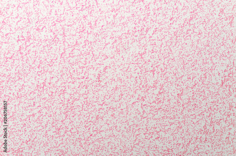 Red human blood cells magnified under microscope. Smear of blood cells ...