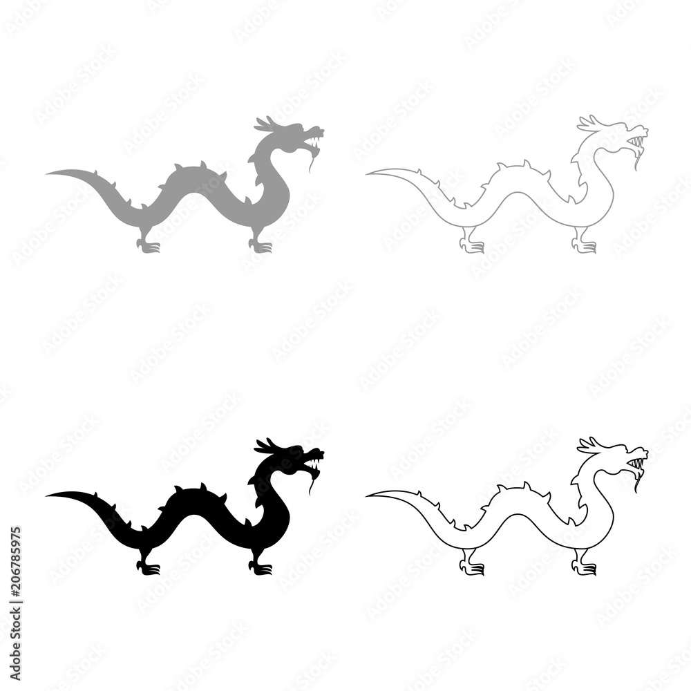 Oriental Dragon Simple