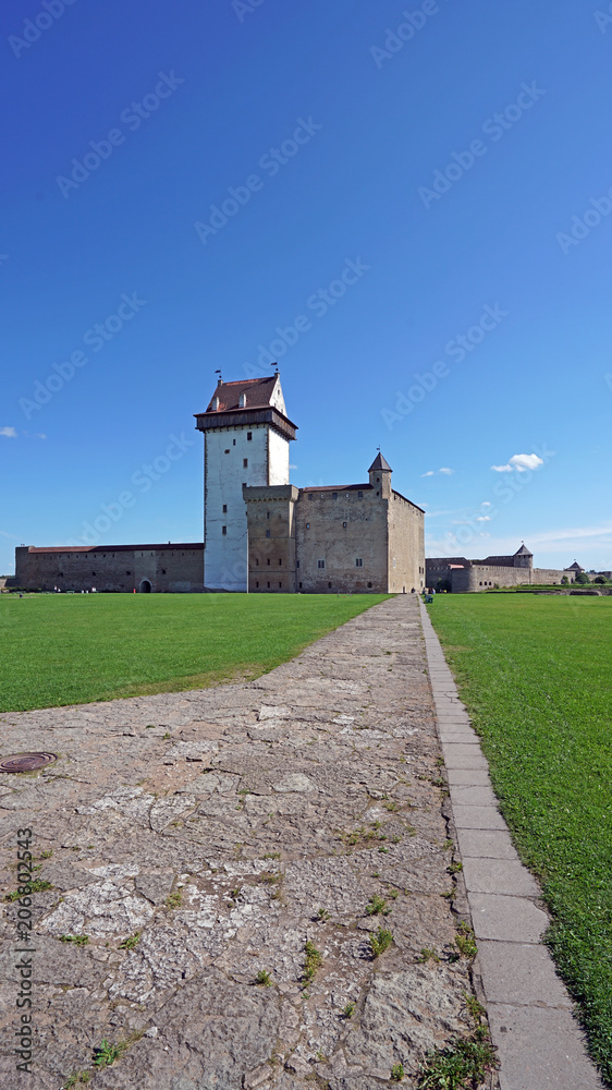 Narva Castle, also called Hermann Castle is a medieval fortress on the ...
