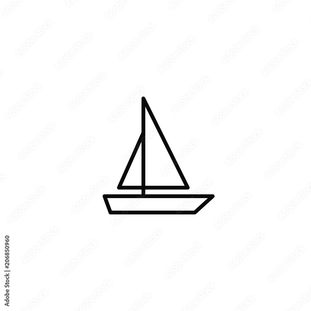 Sail Ship Icon