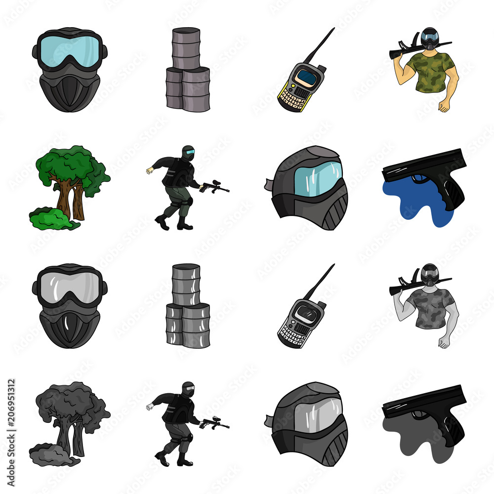 Paintball Cartoon Characters