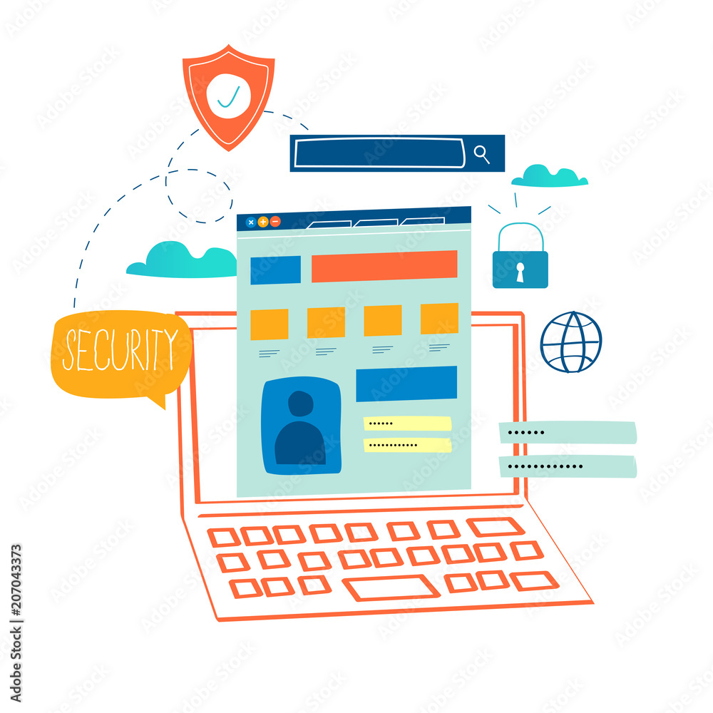 Security Graphics For Website