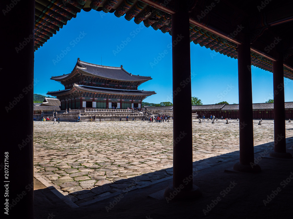 Photo & Art Print Gyeongbokgung Palace in Seoul,South Korea., SANCHAI