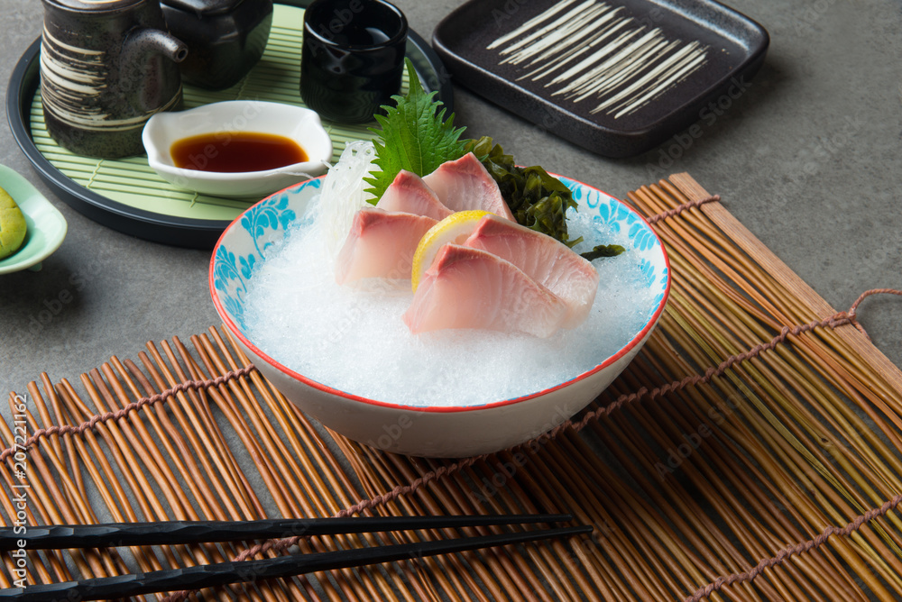 Greater Amberjack Sushi