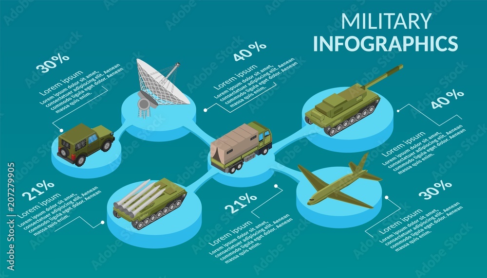 Military army low poly of road base background infographic Stock Vector ...