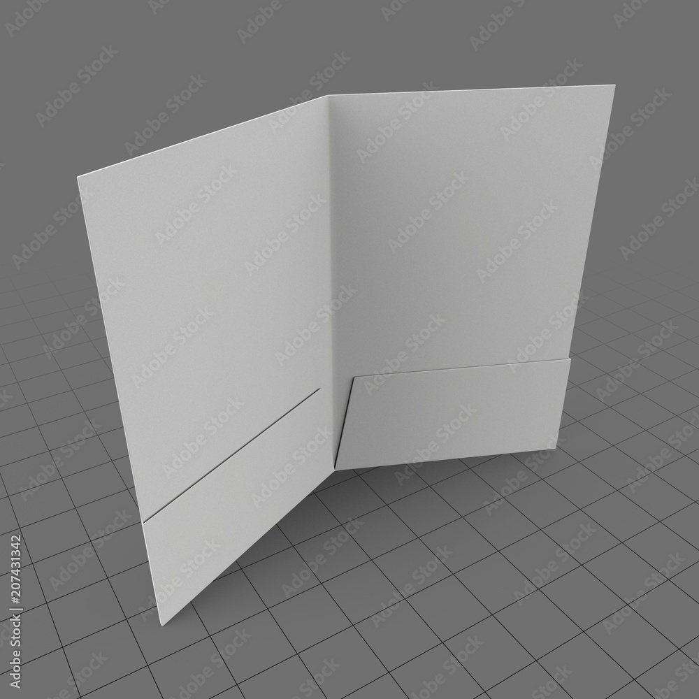 Open folder Stock 3D asset | Adobe Stock