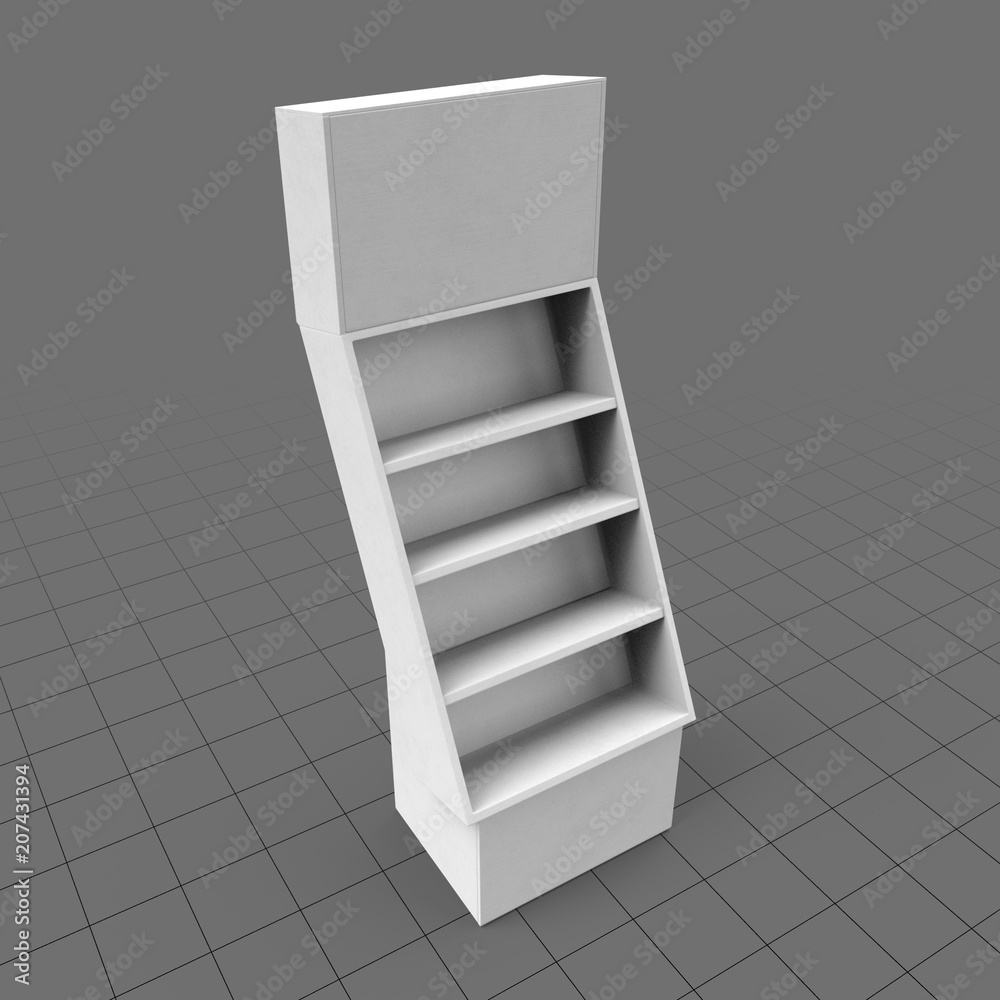 Pos Store Display1431 Stock 3D asset | Adobe Stock