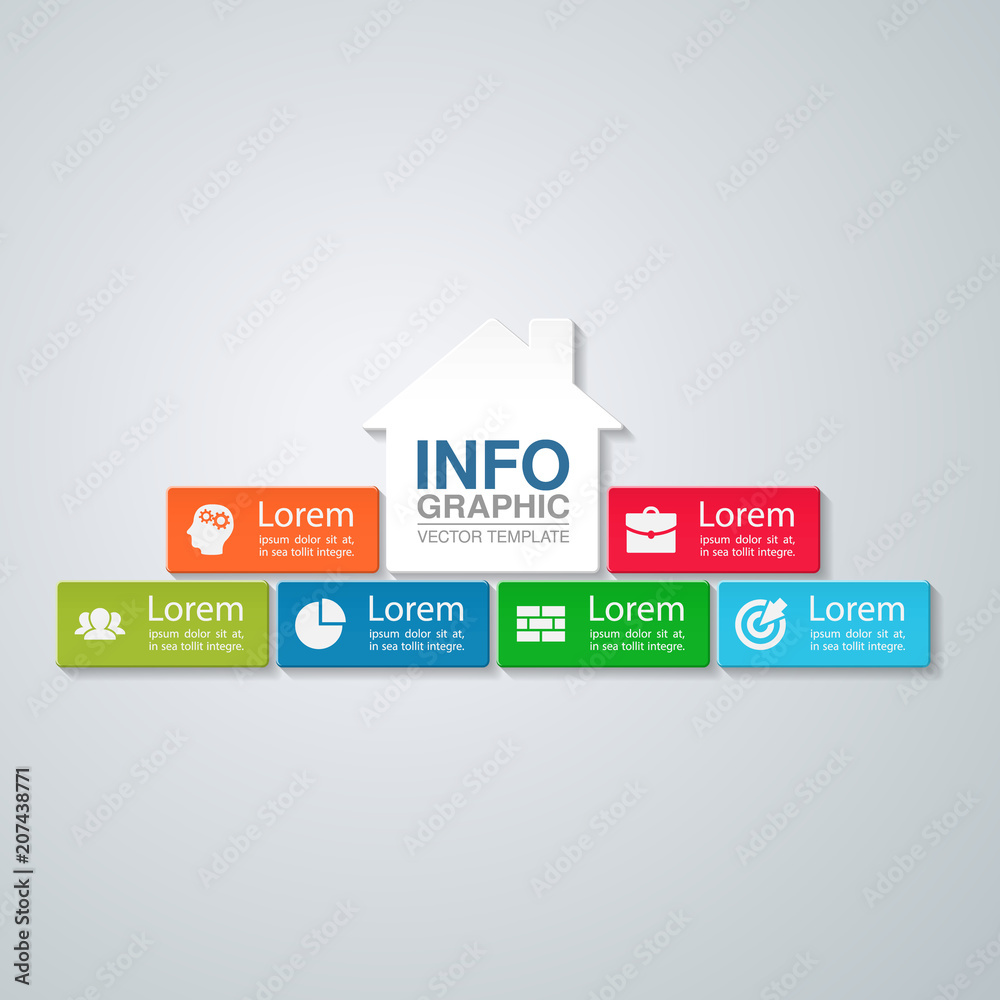 Vector infographic template for diagram, graph, presentation, chart ...