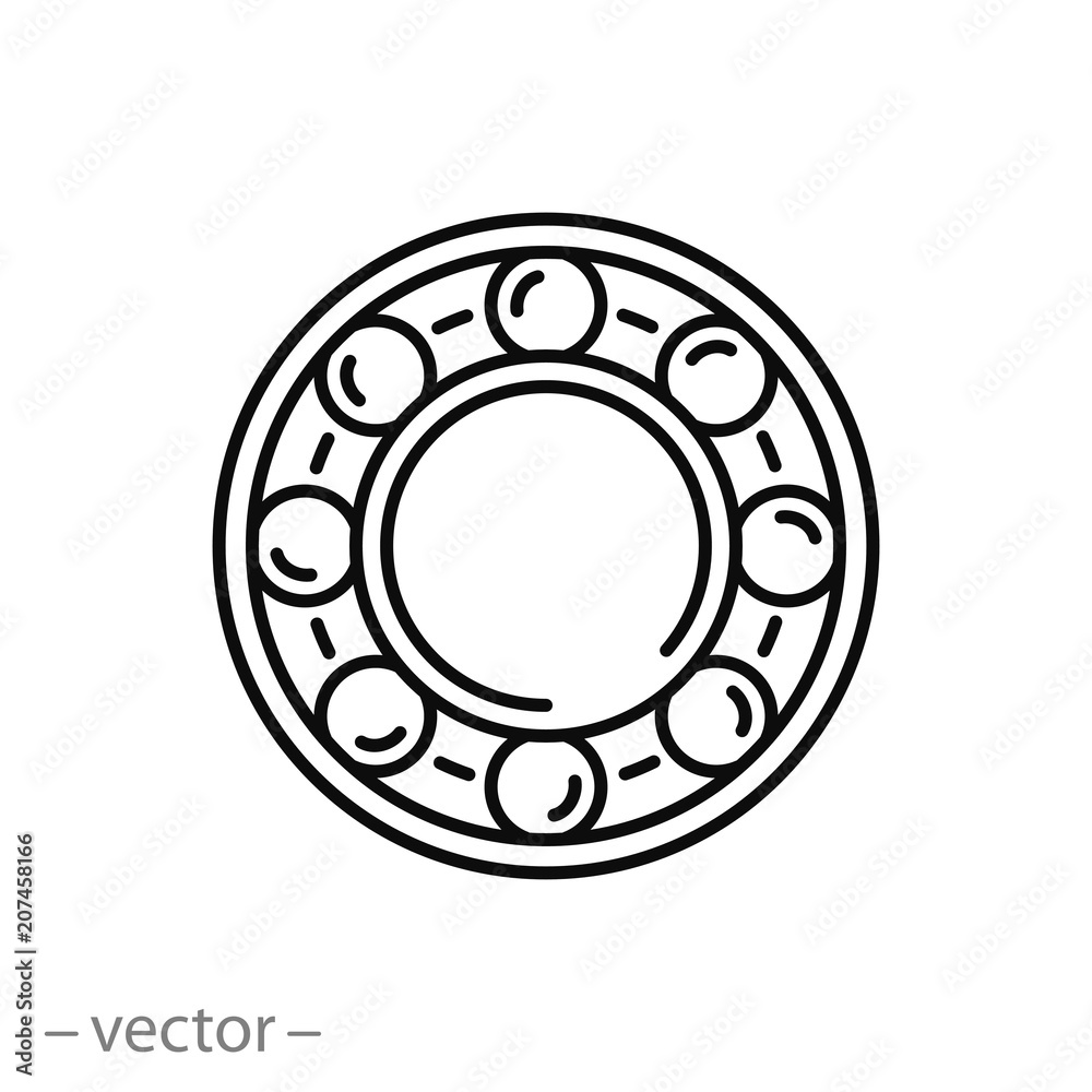 bearing line icon - vector illustration eps10 Stock Vector | Adobe Stock