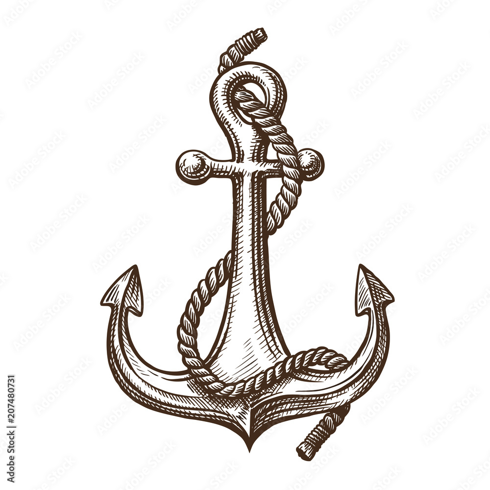 Anchor Rope Drawing
