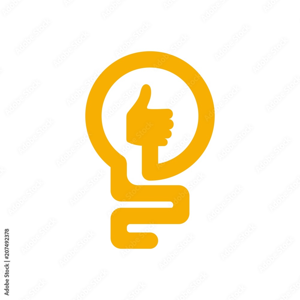 finger logo. hand icon. like symbol. vector eps 10. Stock Vector ...