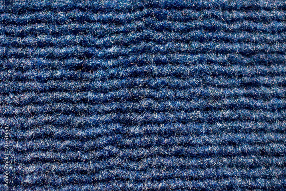 Blue Wool Fabric