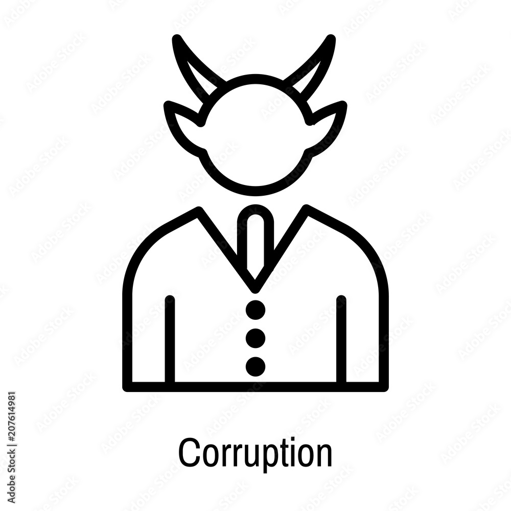 Corruption Symbol