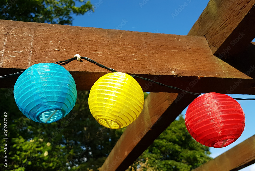 coloured lanterns Stock Photo | Adobe Stock