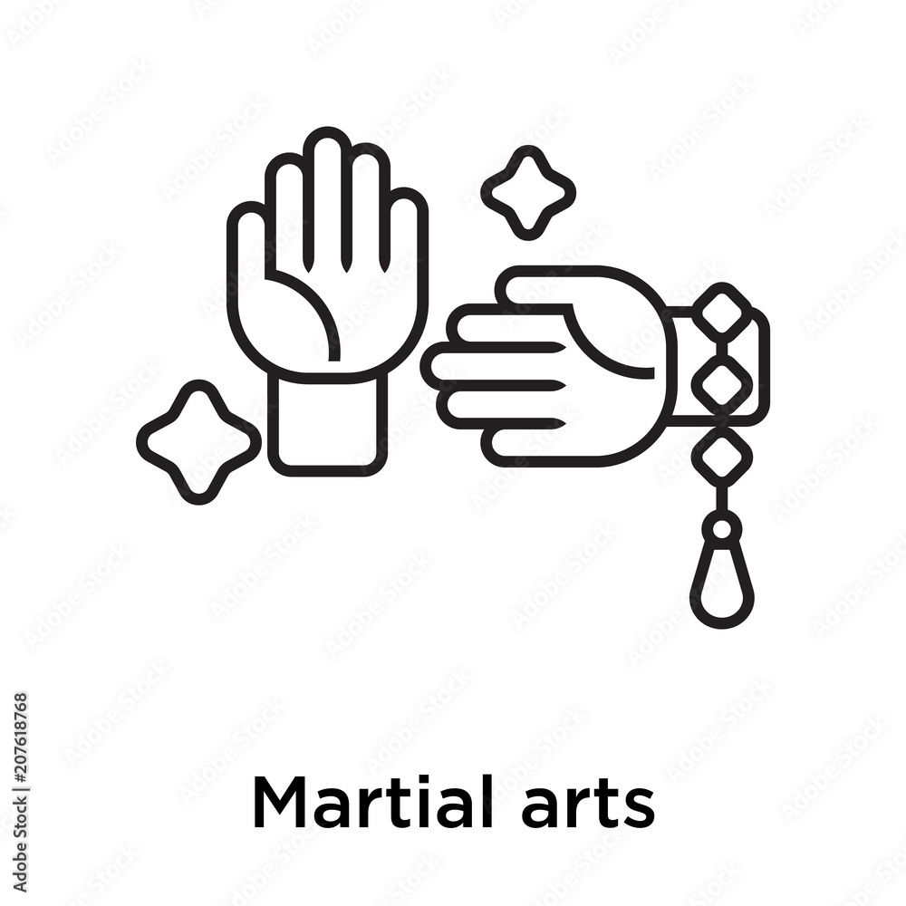 Martial Arts Symbols Vector