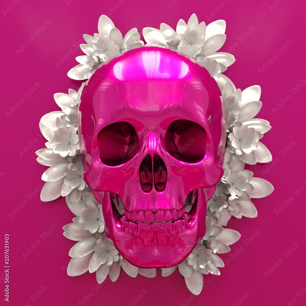 Human Skull Art Image Stock Illustration | Adobe Stock