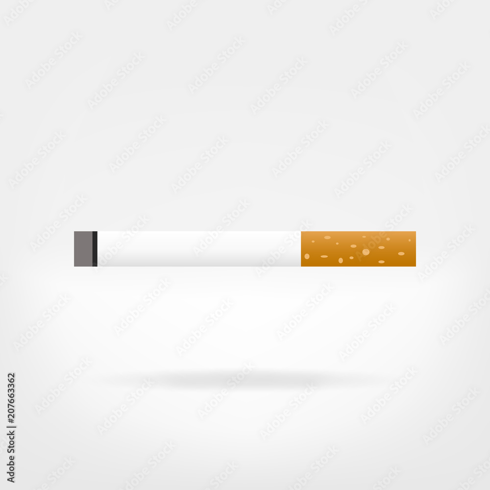 cigarette illustration Stock Vector | Adobe Stock