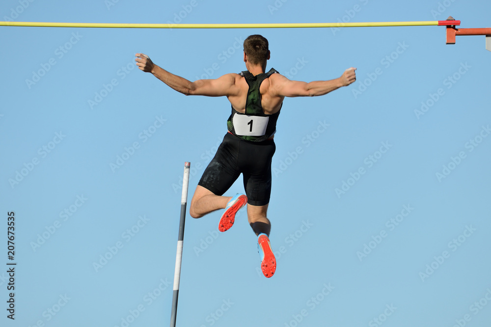 Pole vault. Stock Photo | Adobe Stock