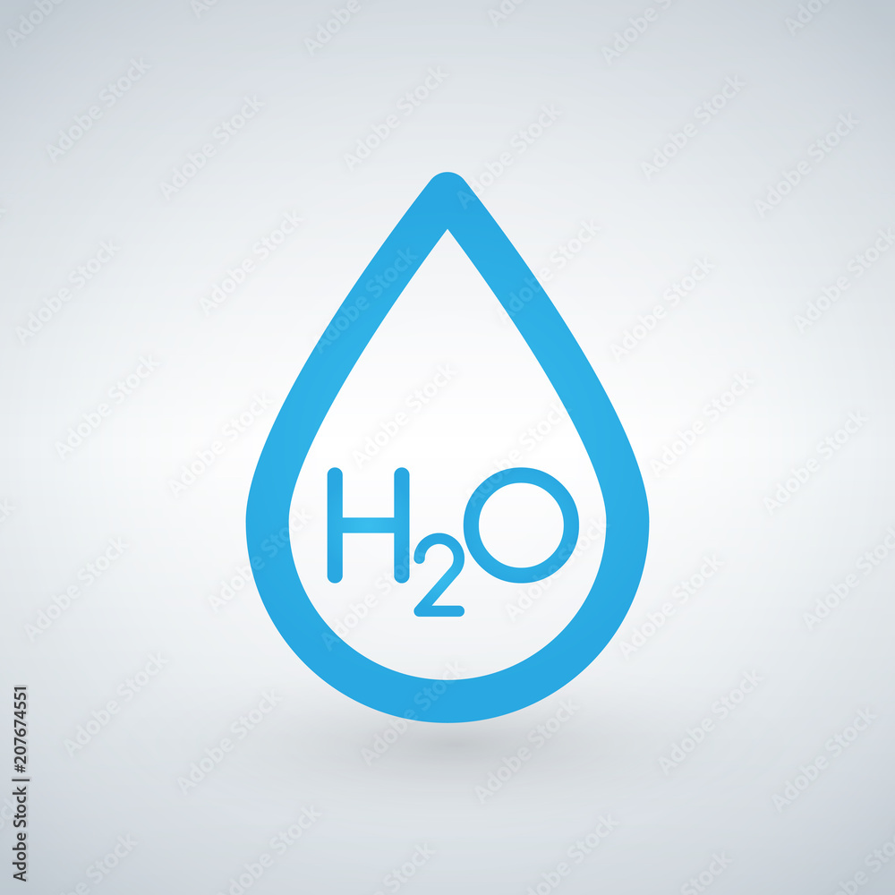 H2o Water Drop