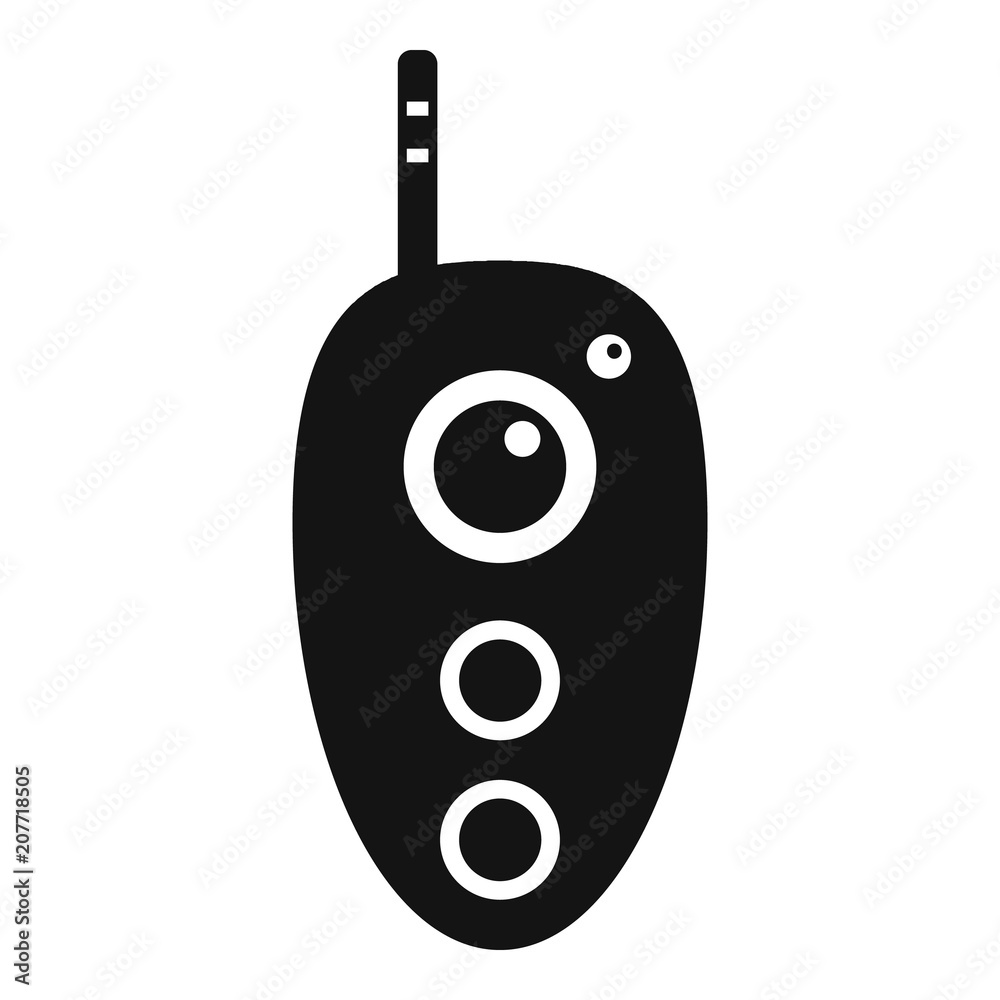 Remote controller icon. Simple illustration of remote controller vector ...