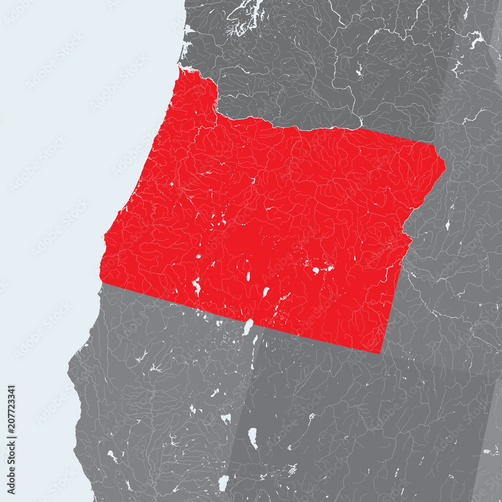 river maps for oregon